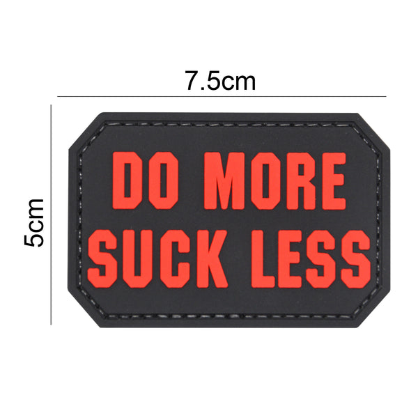 Do More Suck Less Patch Black/Red – Razor Edge Group